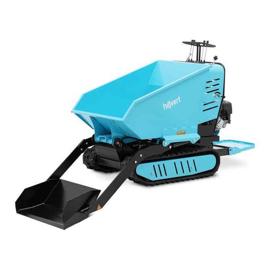 Mini dumper Brouette motorisé Brouette à chenille 510 kg moteur essence ...