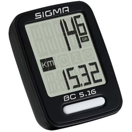 Sigma Ordinateur de vélo BC 5.16 Noir - Cdiscount Sport