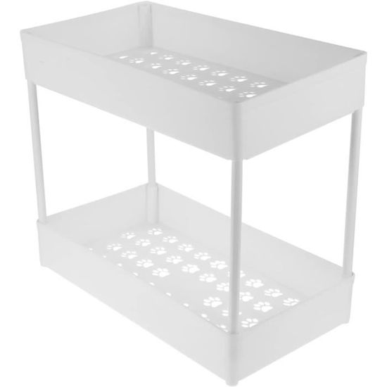 2- Tier Salle De Bain Rangement Rack Rosseur D' Acier Inoxydable ...