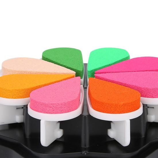 8 couleurs forme de pétale calendrier livre scrapbooking coloré timbre ...