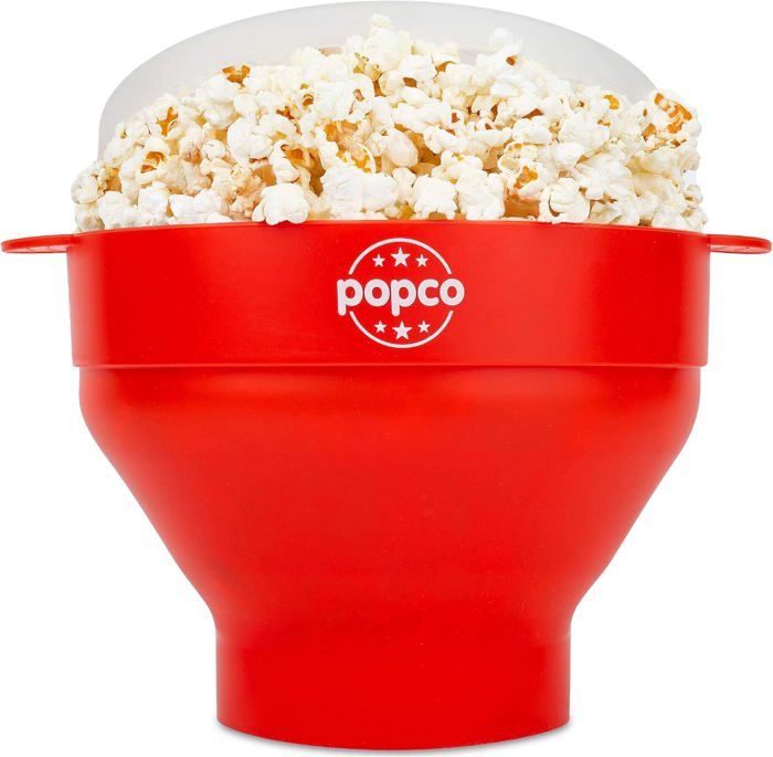 POPCO Bol à popcorn pour micro-ondes – Machine à popcorn en silicone ...