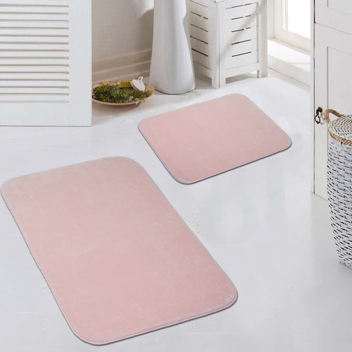 Tapis rose doux et moelleux lavable à 30° pour salon, chambre d’enfant ...