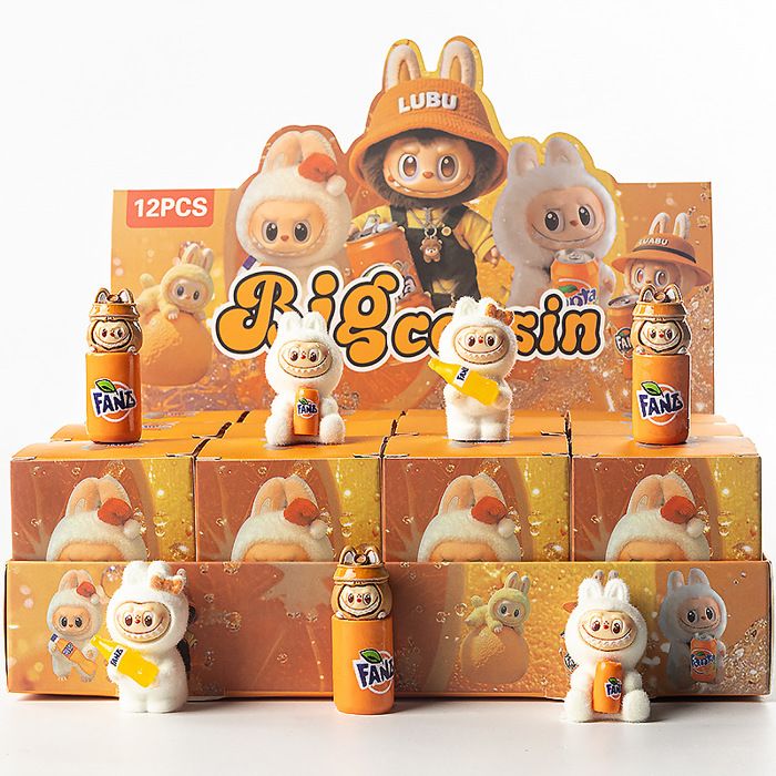 Aléatoire 12 pcs - Labubu - Fanta - Boîtes Surprises Kawaii en PVC ...