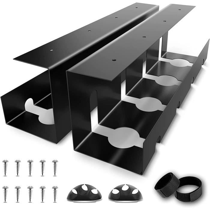 Kit Cable Management Bureau Goulotte Passe Cable Bureau De 80 Cm Passage De Cableorganisateur