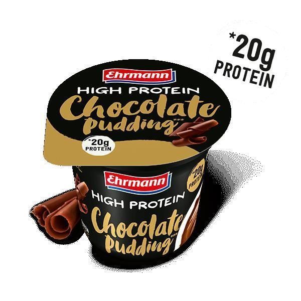 EHRMANN High Protein Pudding gusto Cioccolato con 20g di Proteine ...