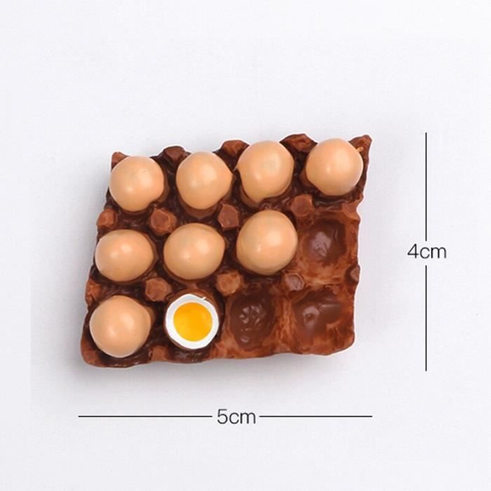 Bionic food autocollant magnétique créatif réfrigérateur 3d, dessin ...