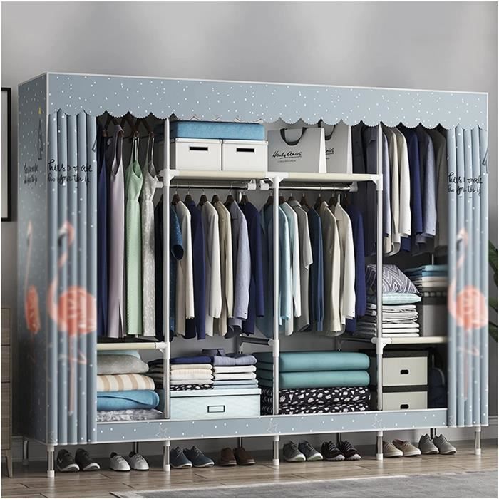 Armoire de rangement big capacité placard armoire portable armoire ...