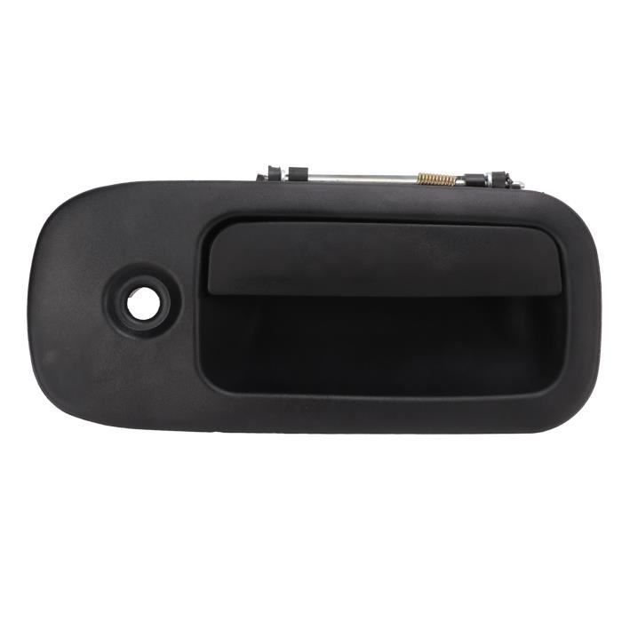 Poignée de porte avant droite - DILWE - 25989399 - Noir - ABS ...