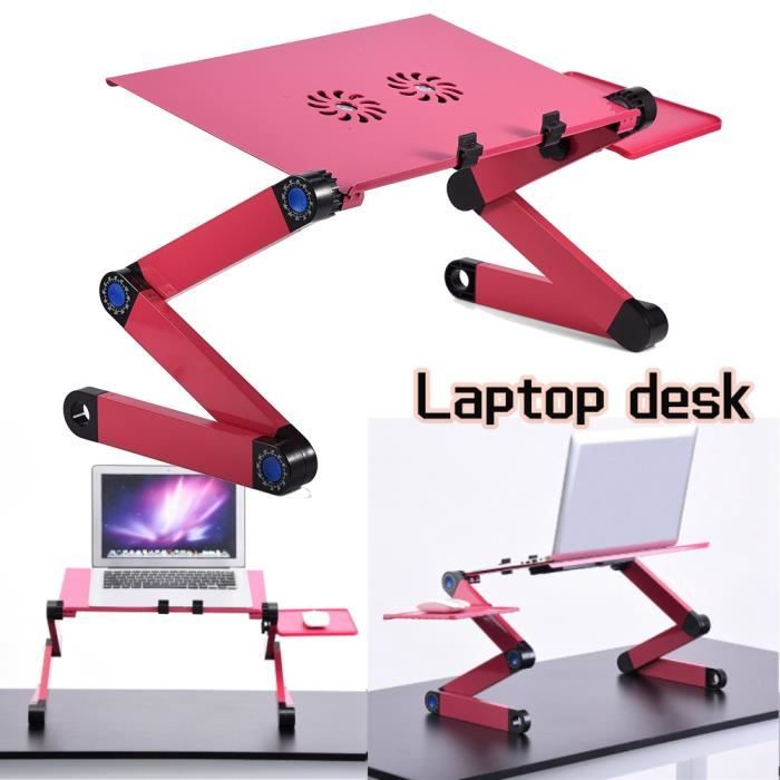 360° Support PC Table Ordinateur Portable Tablette Table de Lit Pliable ...