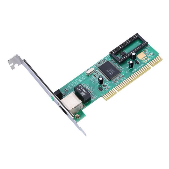 CES Carte Réseau,Gigabit Ethernet Pci Express Rtl8169 Puce, 10/100 ...