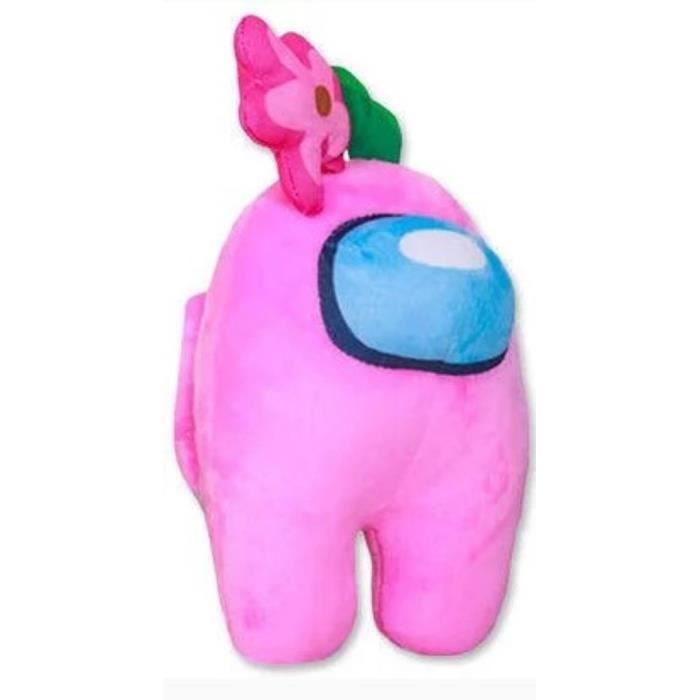 Peluche Among us Rose avec fleur 20 cm - Cdiscount Jeux - Jouets