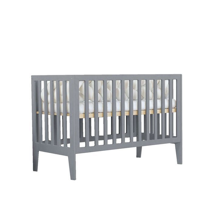 Lit bébé KIPPY 60 x 120 gris - Cdiscount Puériculture & Eveil bébé