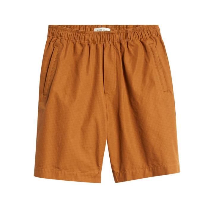 Wood wood Bermuda homme Wood Wood Alfred Homme10090101 Marron ...