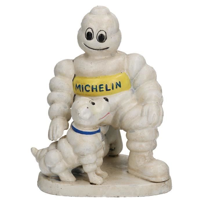 Bibendum Bibendum Figurine Statue chien en fonte Pneus Figure Jardin ...