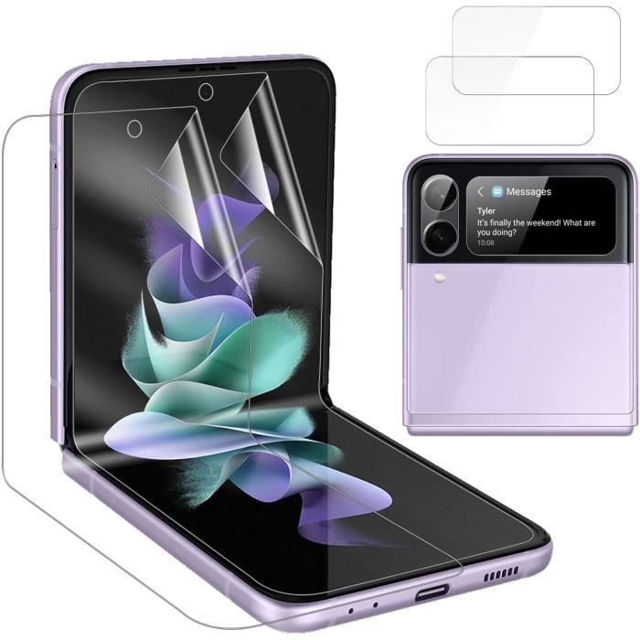 [2 Pièces Hydrogel Protection Écran Pour Samsung Galaxy Z Flip 3 ...