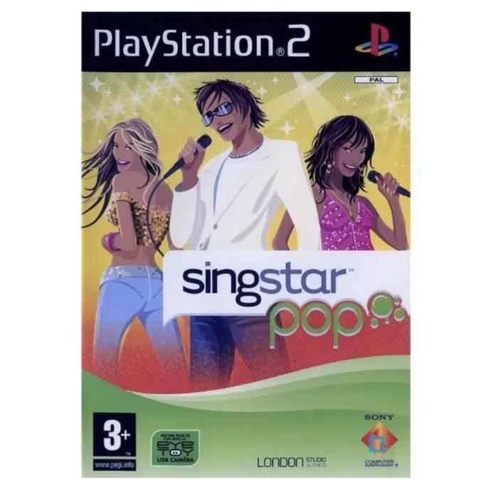 Singstar Pop PS2 - Cdiscount Jeux vidéo