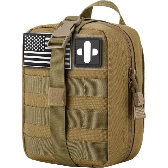 MEQI Pochette tactique médicale MOLLE, trousse de premiers secours IFAK ...
