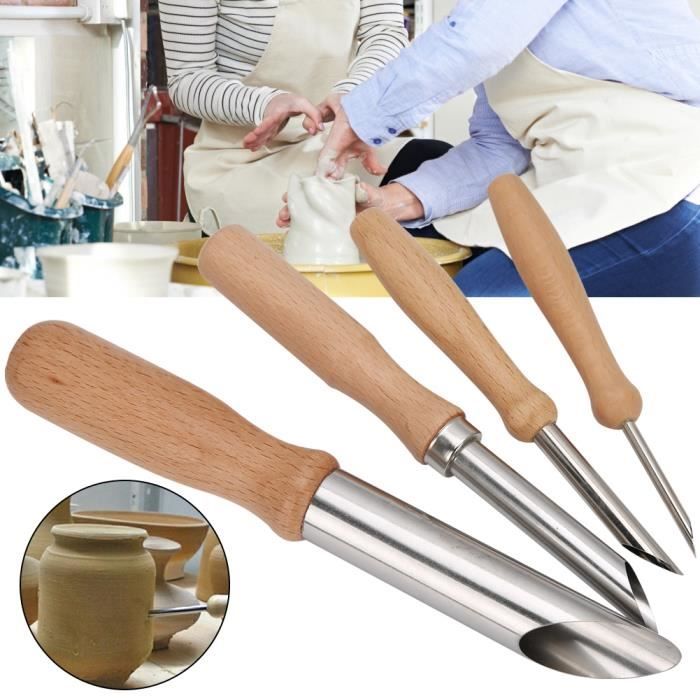 YOSOO Outils de poinçonnage 4pcs Perforateur de Trous en Acier ...