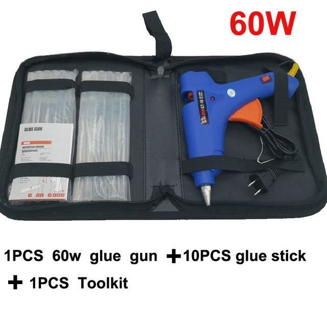 Pistolet à colle,60W Glue Gun Set-EU--Pistolet À Colle Chaude 20w-60w ...