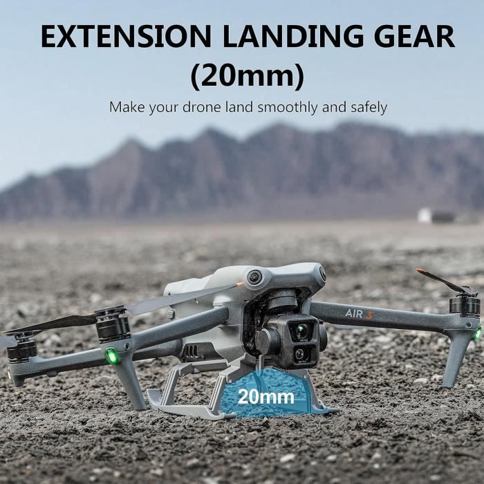 Air 3 Train D'atterrissage Pliable, Landing Gear Élévateurs pour DJI ...