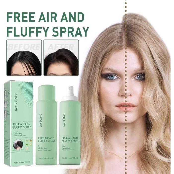 Free Air and Fluffy Spray 150 ml, Fluffy Volumizing Hair Spray, Volume Hair Quick Volume Hair ...