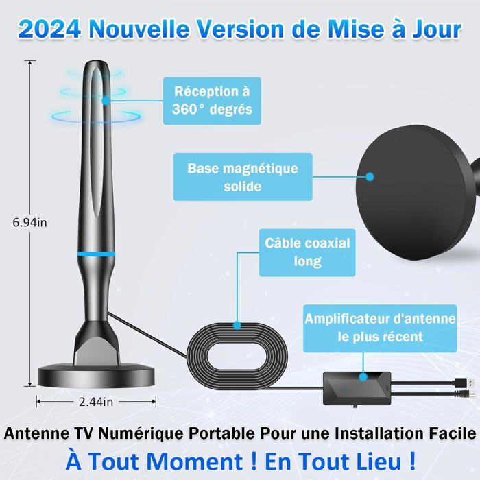 Antenne Tv Intrieur Puissante Dartynull