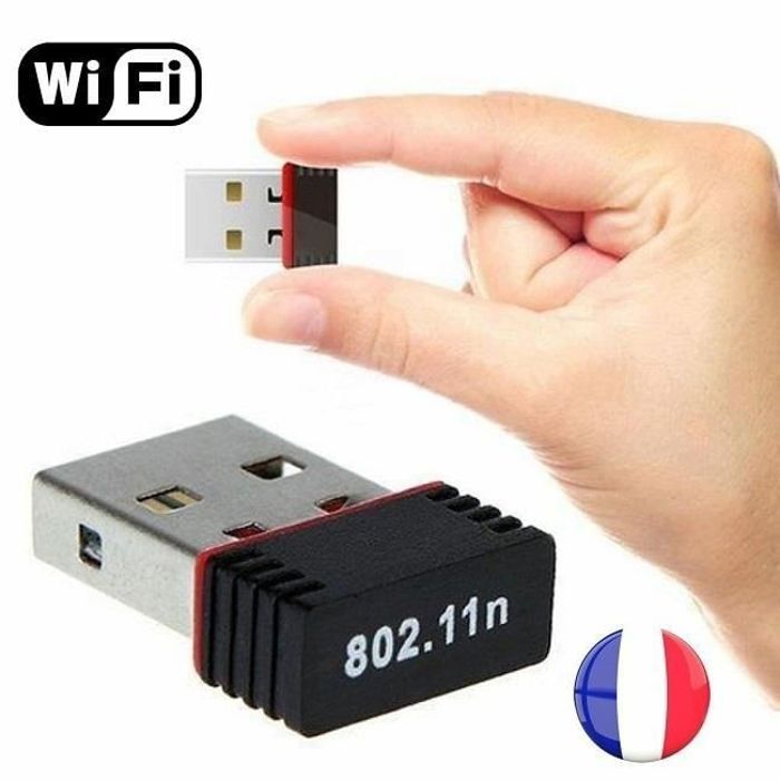 SIMPLISIM: DONGLE CLE WIFI USB Adaptateur Sans Fil Réseau Wireless 150 ...