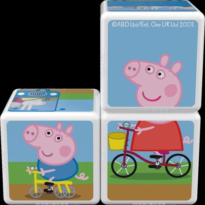 MAGICUBE - Peppa Pig voyage avec Peppa (3 cubes) - Cdiscount Jeux - Jouets