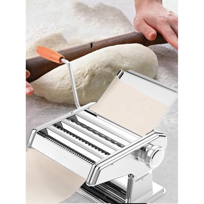 Machine à Pâte Ménage Machine à pâtes manuelle Crank nouilles Cutter ...