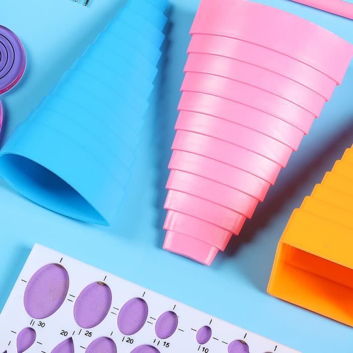 Vvikizy Kit de roulage en papier Vvikizy Kit de quilling de papier Kit d'Outil de Quilling de ...