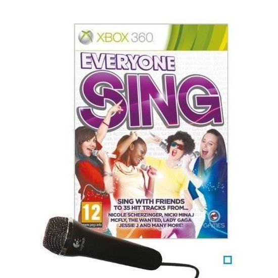 EVERYONE SING + MICRO / Jeu console XBOX 360 - Cdiscount Jeux vidéo