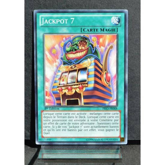 Carte YU-GI-OH PRIO-FR068 Jackpot 7 NEUF FR - Cdiscount Jeux - Jouets