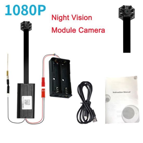 Caméra miniature,Mini caméra Portable IP WiFi P2P Full HD 4K, Mini ...