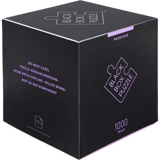 Black Box Puzzle 1000 Pièces - Puzzle Adulte, Puzzles Classiques, Casse ...