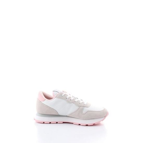 SUN 68 FEMME Z3020101 BLANC SUÈDE BASKETS Blanc - Cdiscount Chaussures