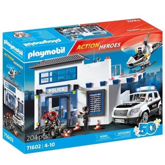 PLAYMOBIL 71149 Hélicoptère de transport des forces spéciales, Les ...