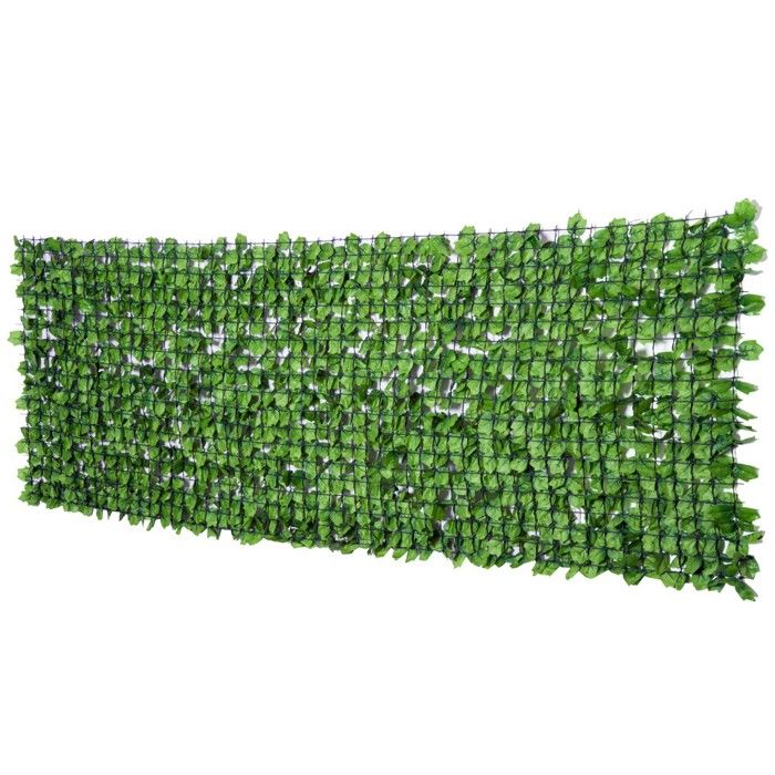 Haie Artificielle Verte Clôture Décorative 300x100 cm Pour Balcon et ...