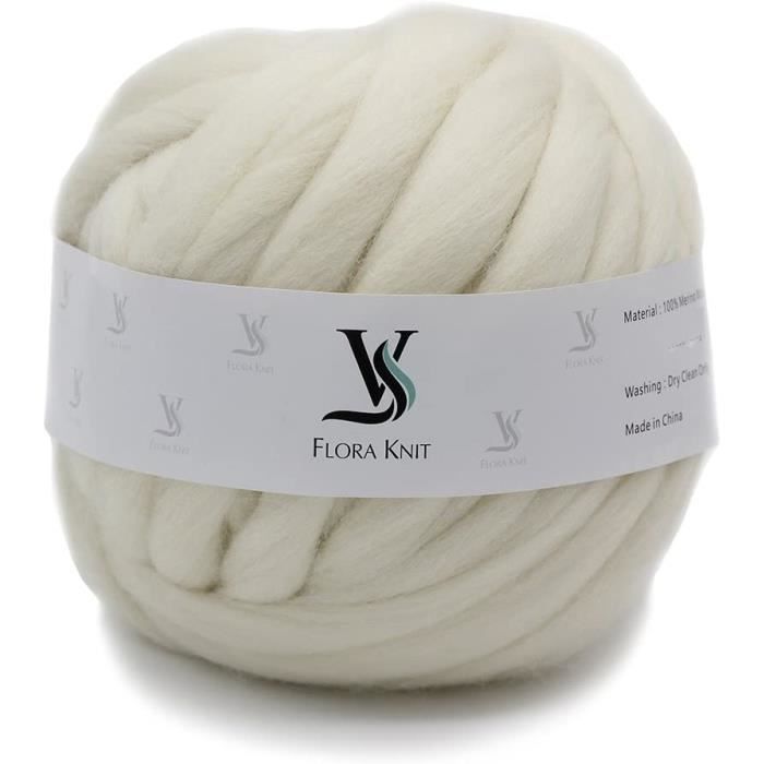 500 g de laine mérinos super épaisse fil à tricoter aux bras (T ...