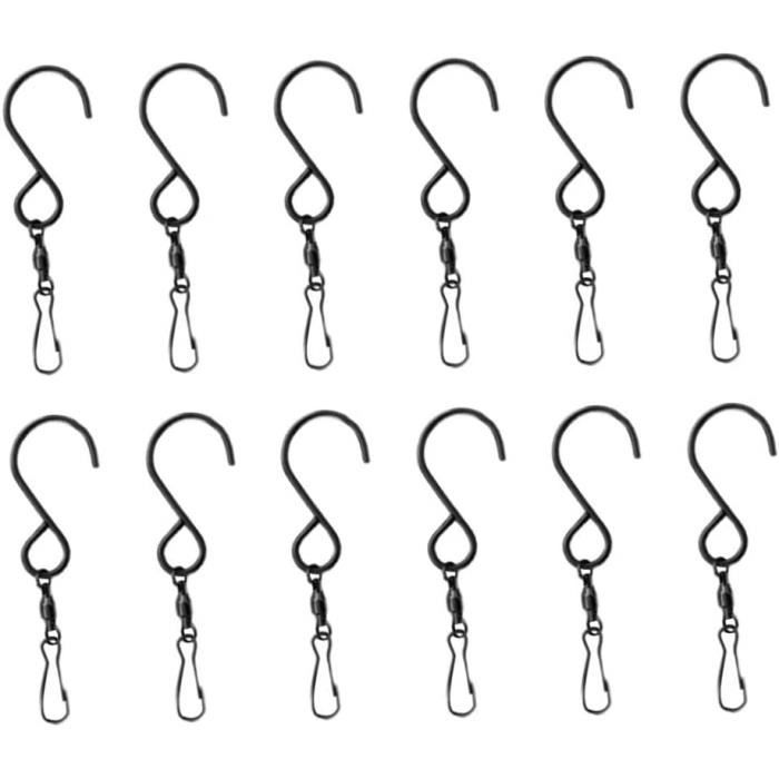 Clips de crochet pivotant 12 pièces Wind Spinner S Clips Clips Mobile ...