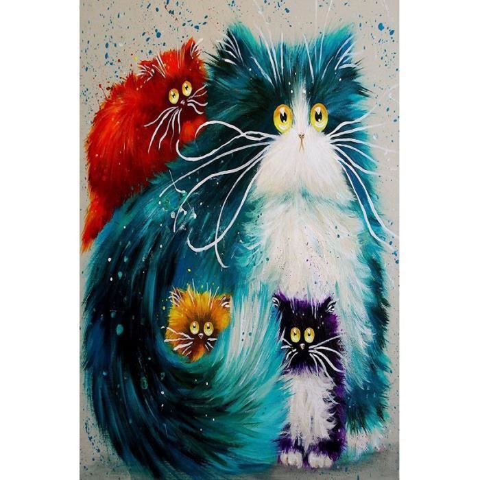 Puzzle Adulte 1000 Pièces Puzzle 3D Kits De Bricolage Chat Blanc Photos ...