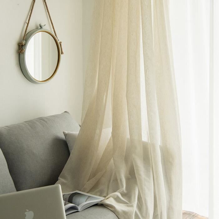 Photophore - Lanterne A Bougie WL5WT Japanese Style Linen Sheer ...