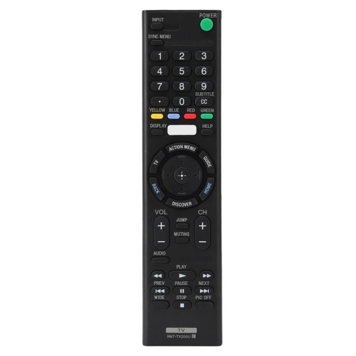 EJ.life télécommande TV Télécommande de remplacement RMT-TX200U adaptée ...