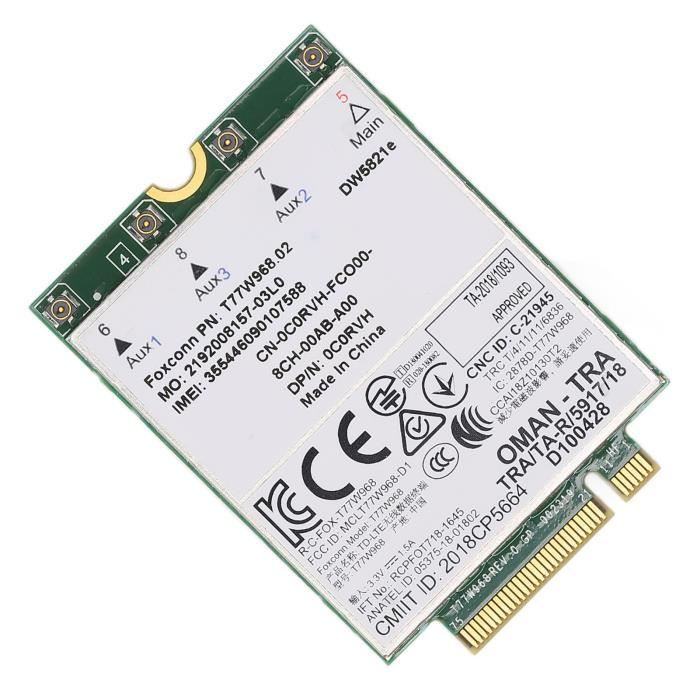 HURRISE Carte Wifi pour PC Carte Réseau Sans Fil 3G 4G 5G Transmission ...