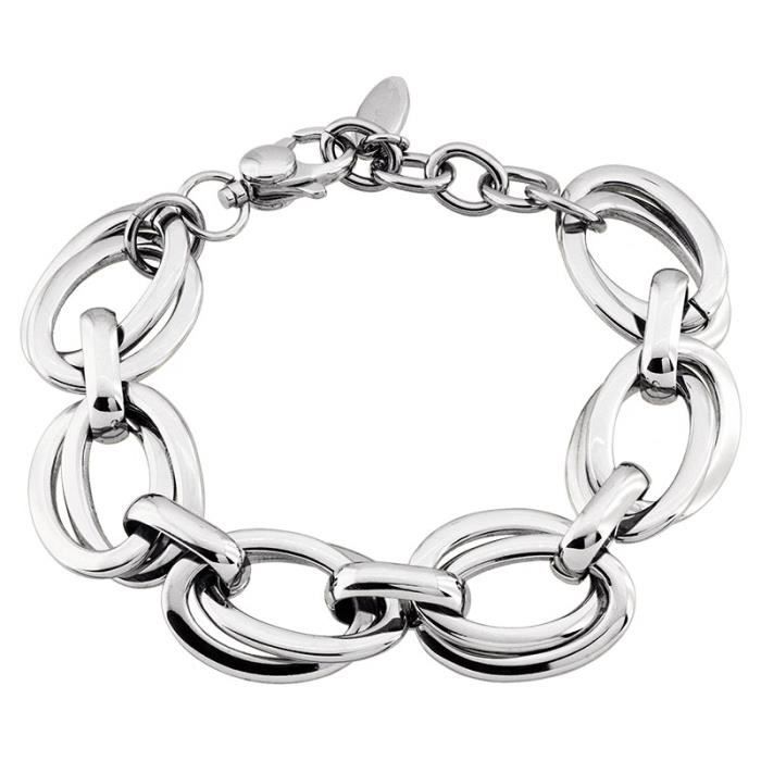 Bracelet - Lotus - LS1616-2/1 - Acier inoxydable - Argenté - 2 cm de ...