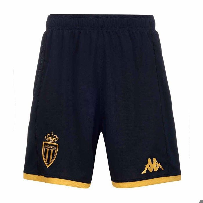 Short de match replica AS Monaco KOMBAT™ RYDER pour homme - Noir, jaune ...