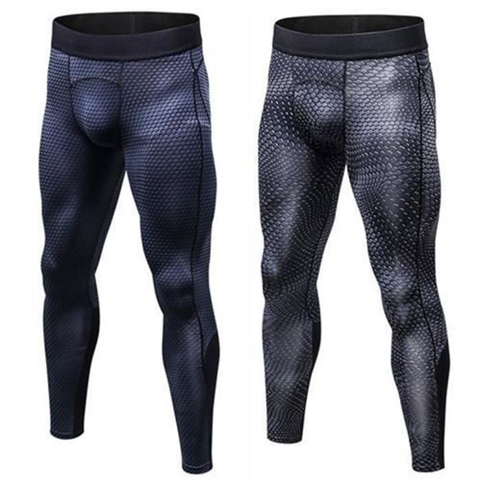Pantalons de Compression pour Hommes Séchage Rapide Baselayer Sports ...