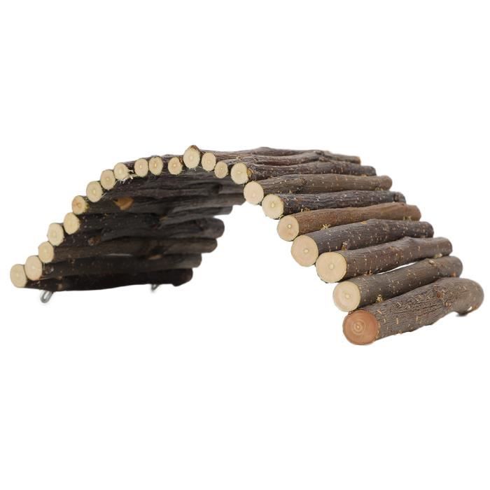 Pwshymi Pont en arc pour animaux de compagnie Pont en arc en bois ...