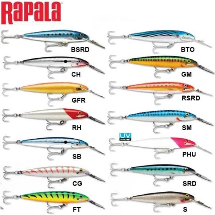 LEURRE DE PECHE RAPALA PLONGEANT CDMAG 9 CM Modèle : BSRD - Cdiscount Sport