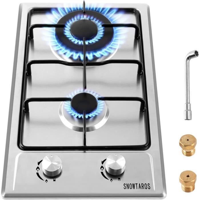 Plaque De Cuisson Gaz 2 Feux, Tables De Cuisson À Gaz En Acier ...