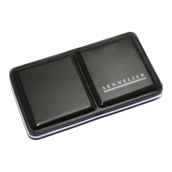 Boîte - Peinture aquarelle - 12 demi godets - Vide - Sennelier - Métal ...